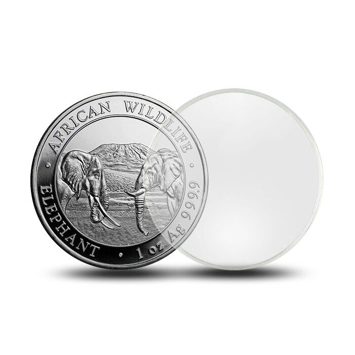 39mm Coin Capsule for Somalia 1 oz Silver Elephant... – Grandado