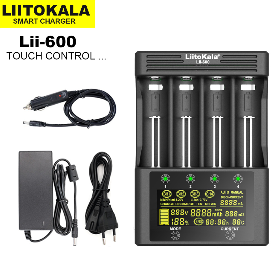 LiitoKala Lii-S8 Lii-S6 Lii-D4XL Lii-600 18650 Li-... – Vicedeal