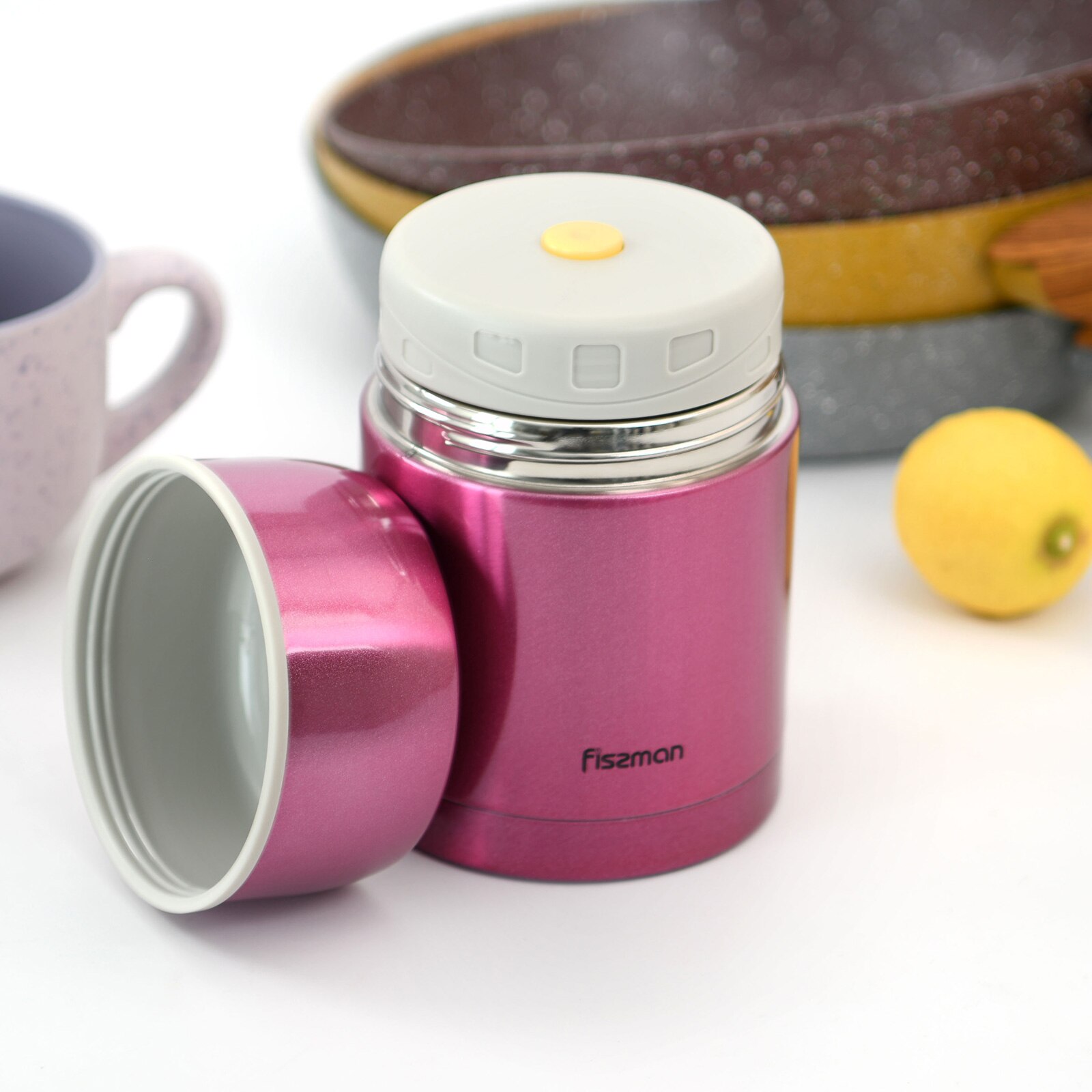 FISSMAN 600ml Vacuum Food Jar Double Wall Stainles... – Grandado