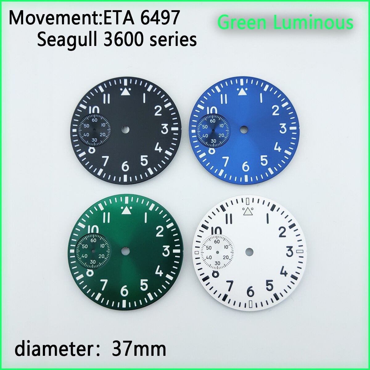 Dial de piezas de reloj, esfera luminosa estéril d... – Grandado