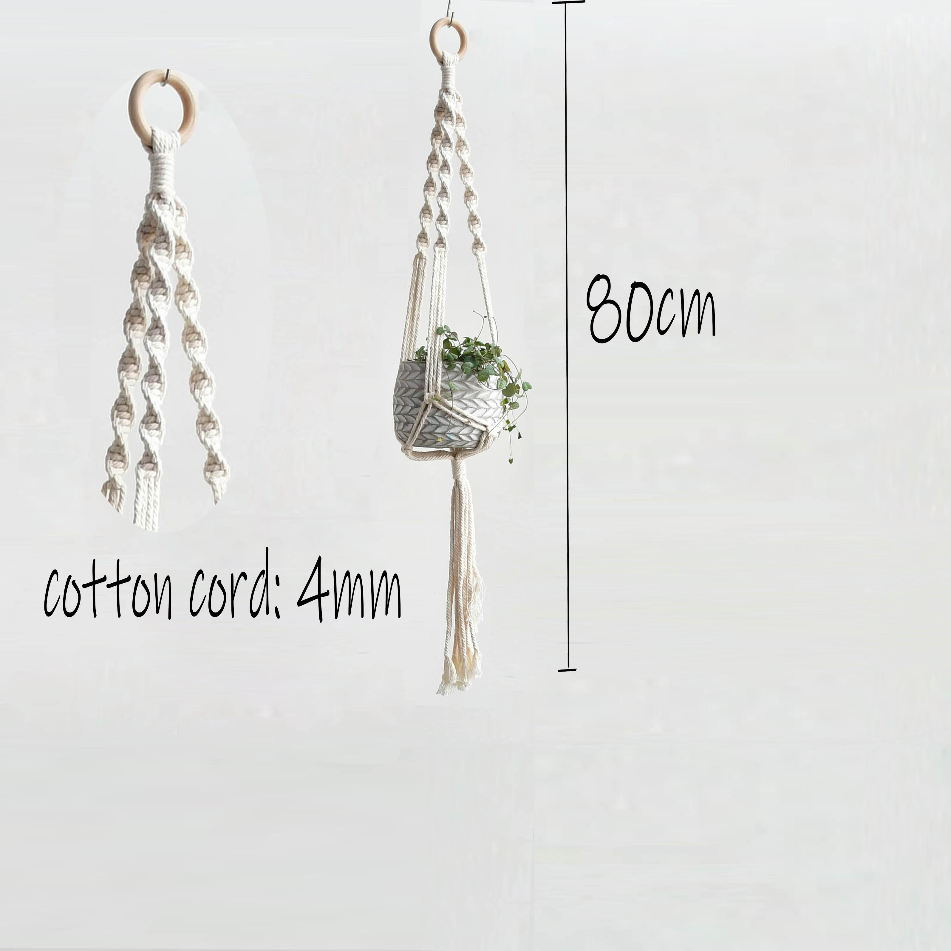 handmade macrame pot hanger plant hanger pot holde... – Grandado