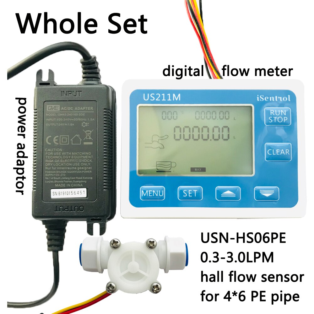 US211M Flow Meter Display with USN-HS06PE Hall Flo... – Vicedeal