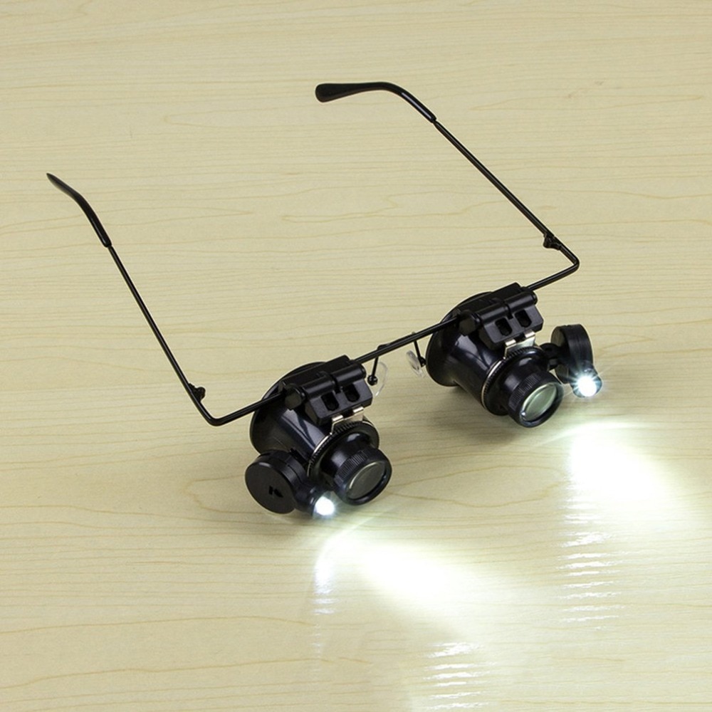 Led doble ojo reparación lupa gafas Mini lupa lent... – Grandado