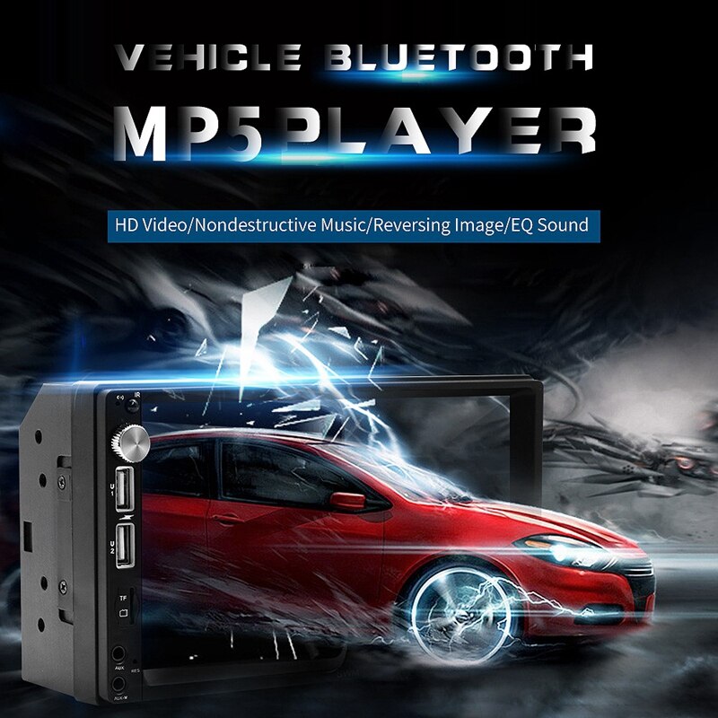 7 inch Double 2 DIN Head Unit Car Stereo MP5 Playe... – Grandado