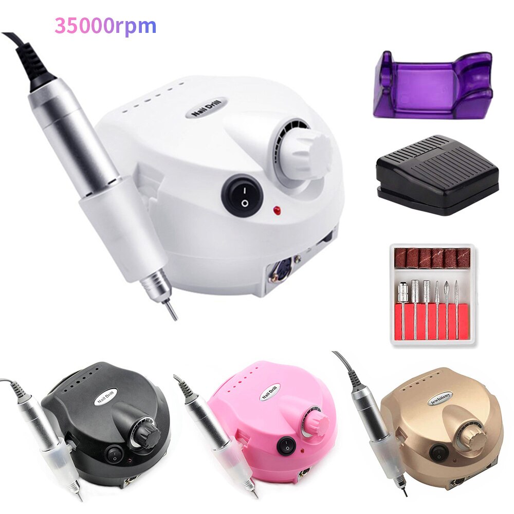 35000rpm Electric Nail Drill Machine Electric Nail... – Vicedeal