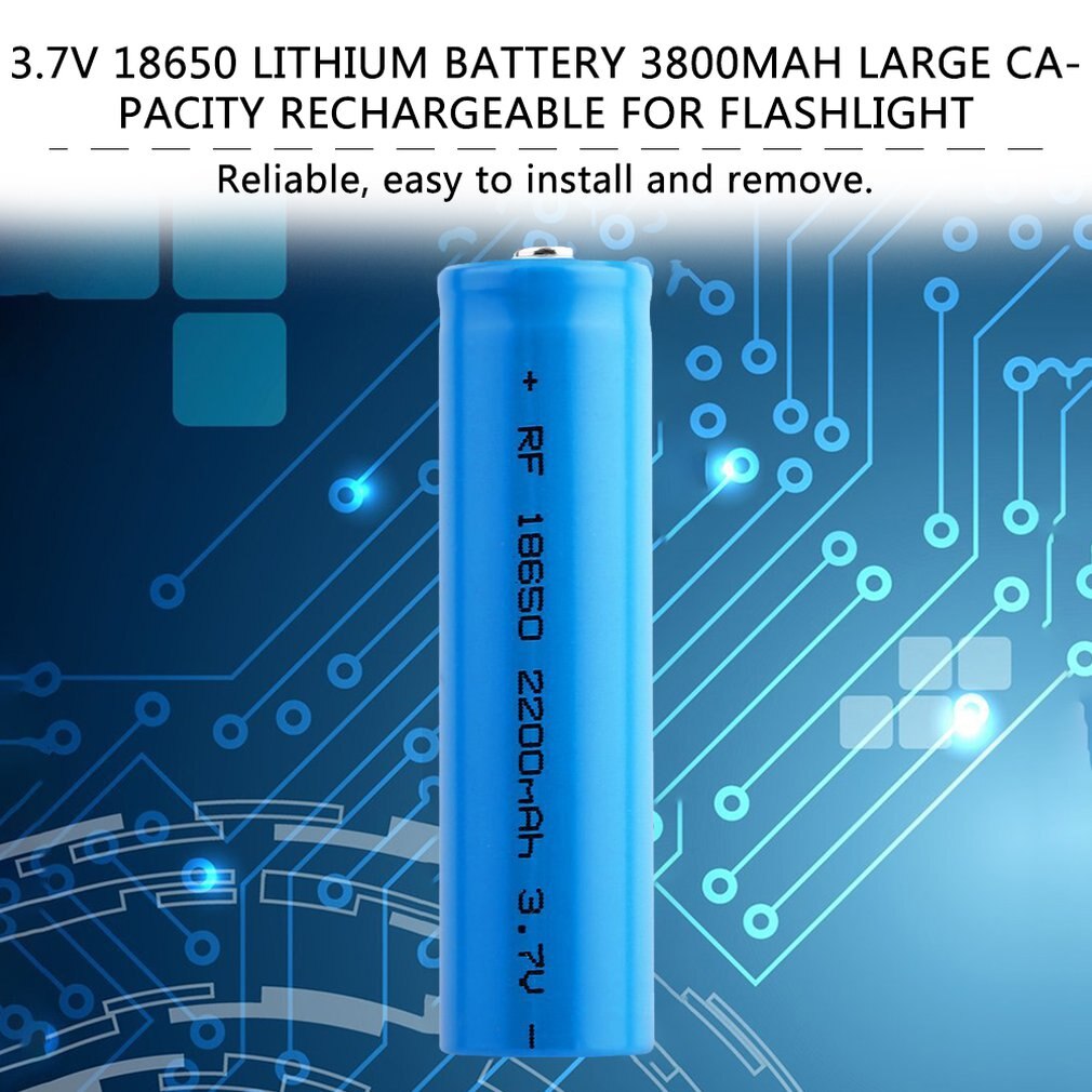 2 stücke 3,7 V 18650 Lithium-Batterie 2200mah Groß... – Grandado