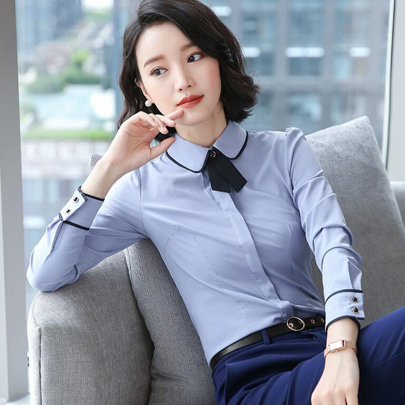 Naviu Spring Women Blouse Clothes Formal Business ... – Grandado Naviu Spring Women Blouse Clothes Formal Business ... – Grandado