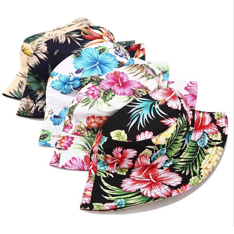 Floral Bucket Hat Cap Camping Fishing Brim Visor S... – Vicedeal
