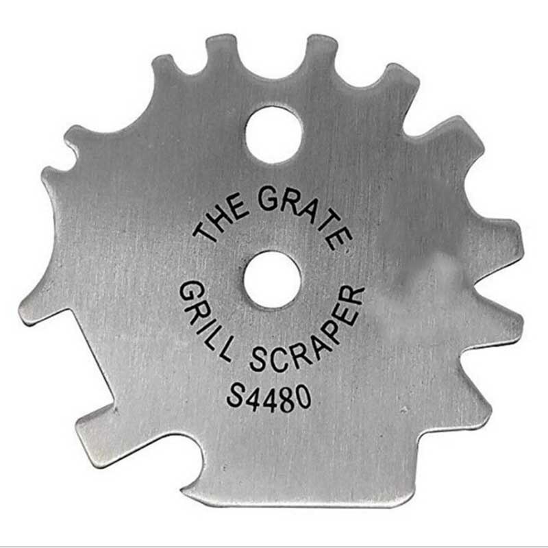 Stainless Steel BBQ Grate Grill Scraper Wire Brush... – Grandado