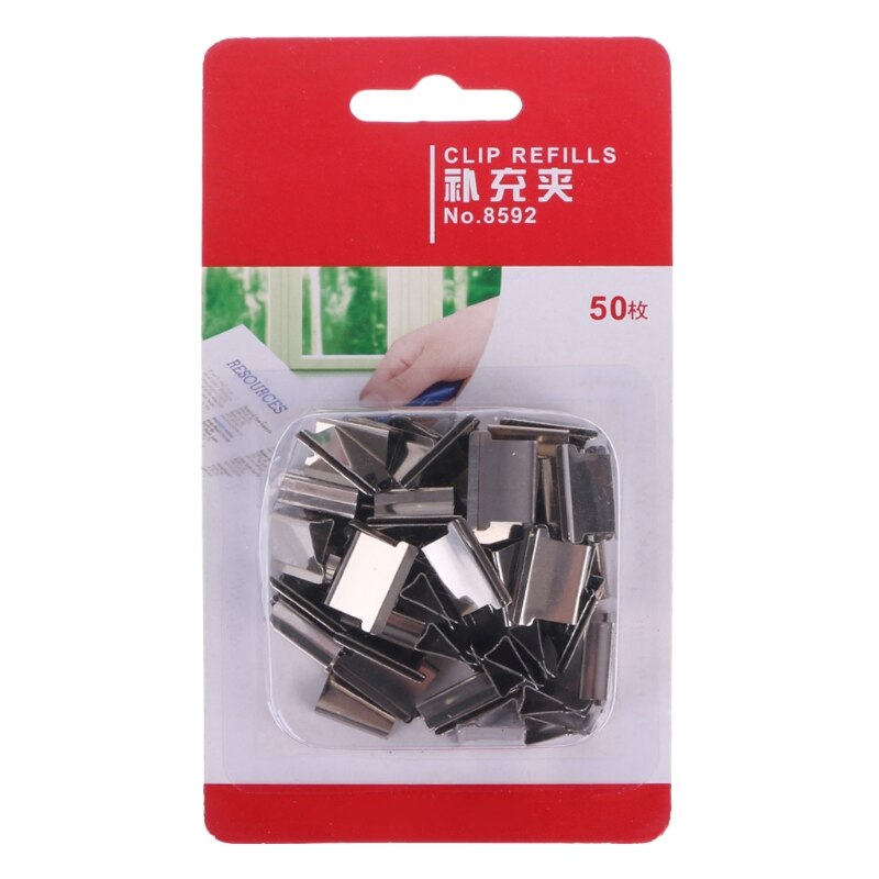 50pcs Metal Paper Clipper Refill Document Clip Pho... – Vicedeal