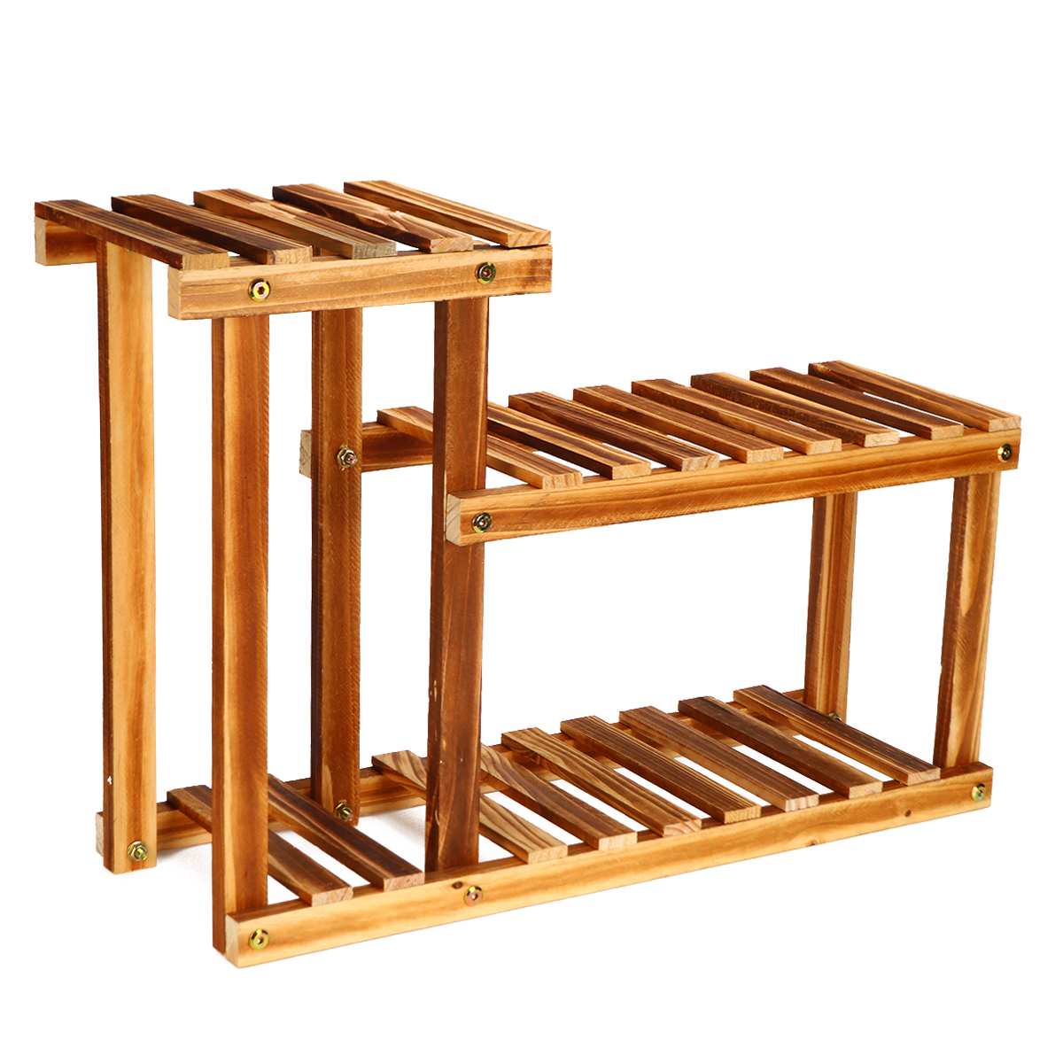 Multi Tier Flower Plant Holder Stand Rack Wood She... – Grandado