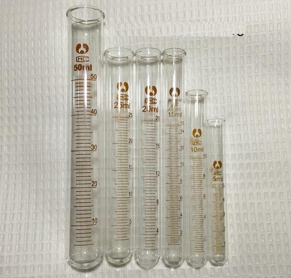 20pcs 30ml glass graduation test tube round bottom – Grandado