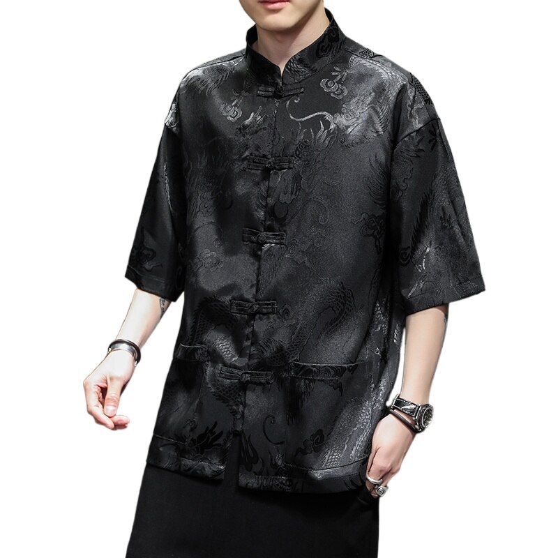 Plus Size M-5XL Summer Jacquard Traditional Chines... – Vicedeal