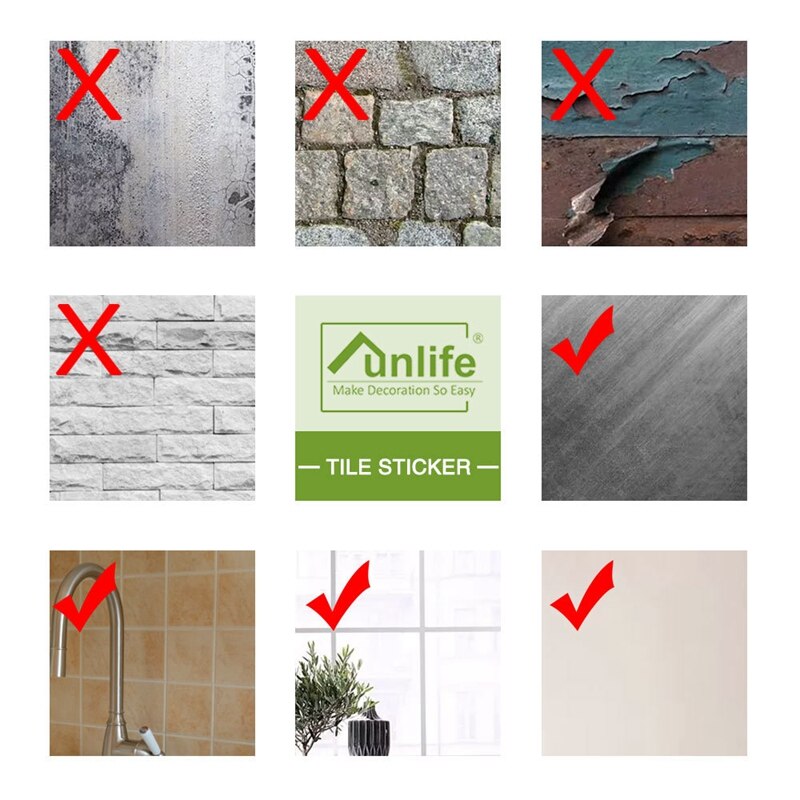 Funlife 3D DIY Home Kitchen Sticker Decor Waterpro... – Grandado