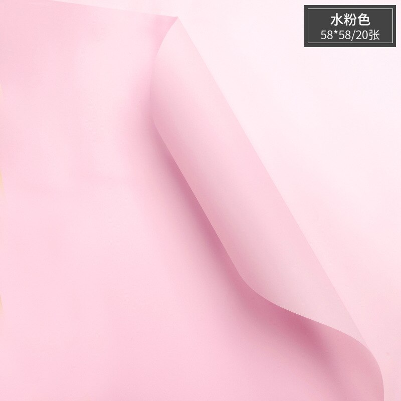 20pcs/lot Bouquet Wrapping Paper Monochrome Pure C... – Grandado