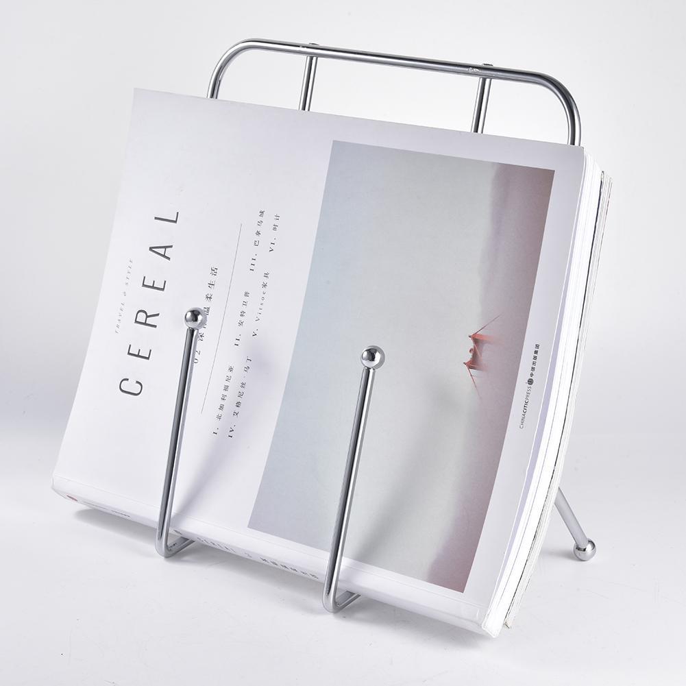 Simple Book Stand Wrought Iron Desktop Bookshelf I... – Grandado