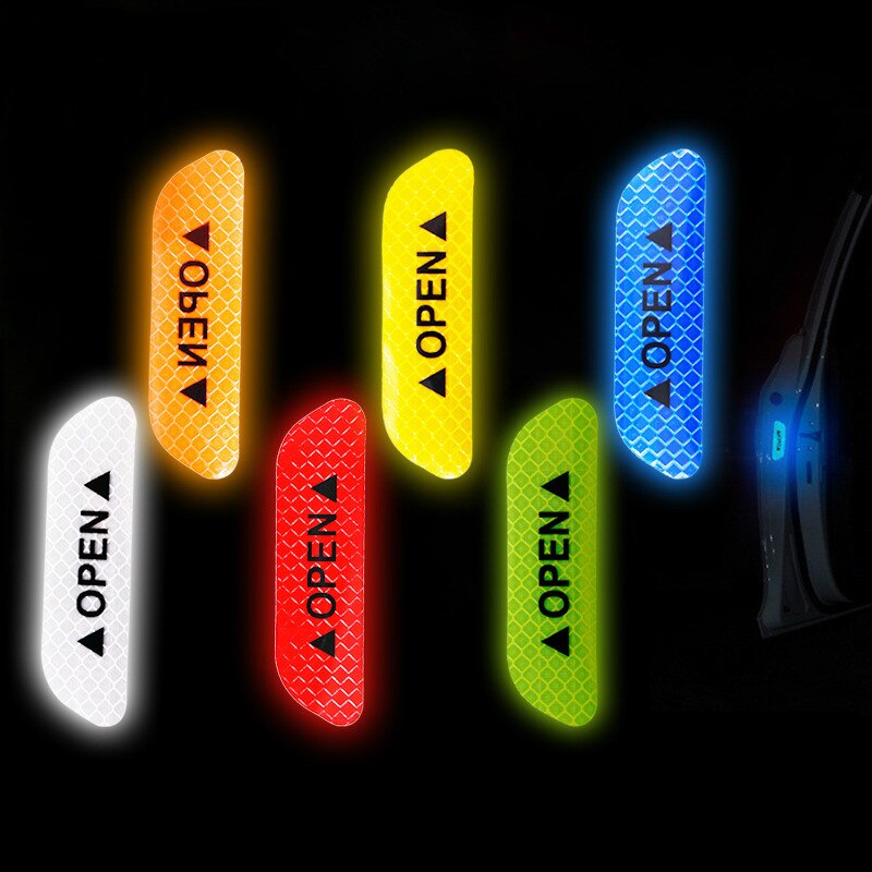 4Pcs/set Car Door Stickers Universal Safety Warnin... – Grandado