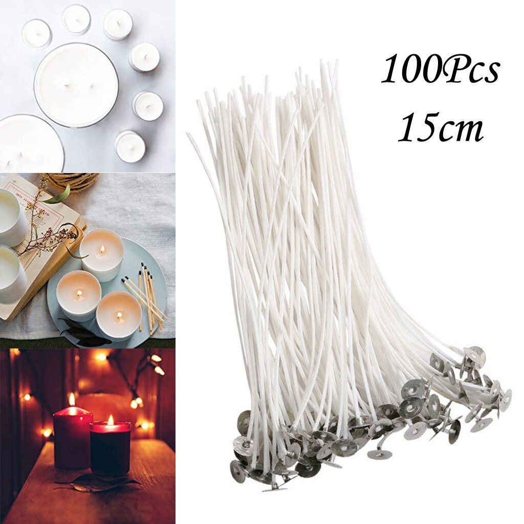 Light 100 Piece Quality Cotton Candle Wick Smokele... – Grandado