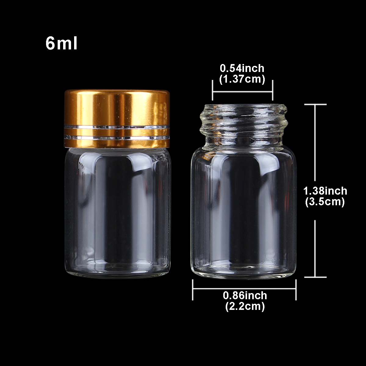 10pcs 6ml 22*35mm Perfume Bottle Small Glass Bottl... – Vicedeal