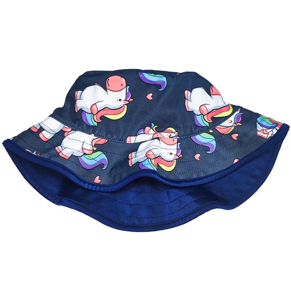 Gewaschen Denim Eimer Hut Kinder Breiter Krempe Ba... – Vicedeal