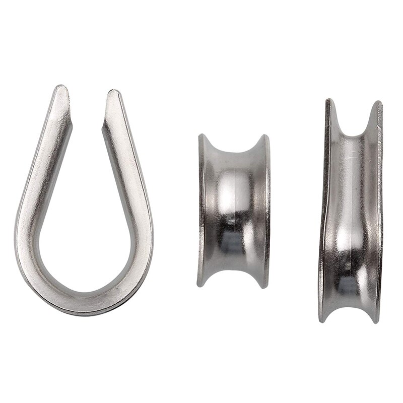 50 Pack M4 Stainless Steel Thimble for 1/8 inch - ... – Grandado