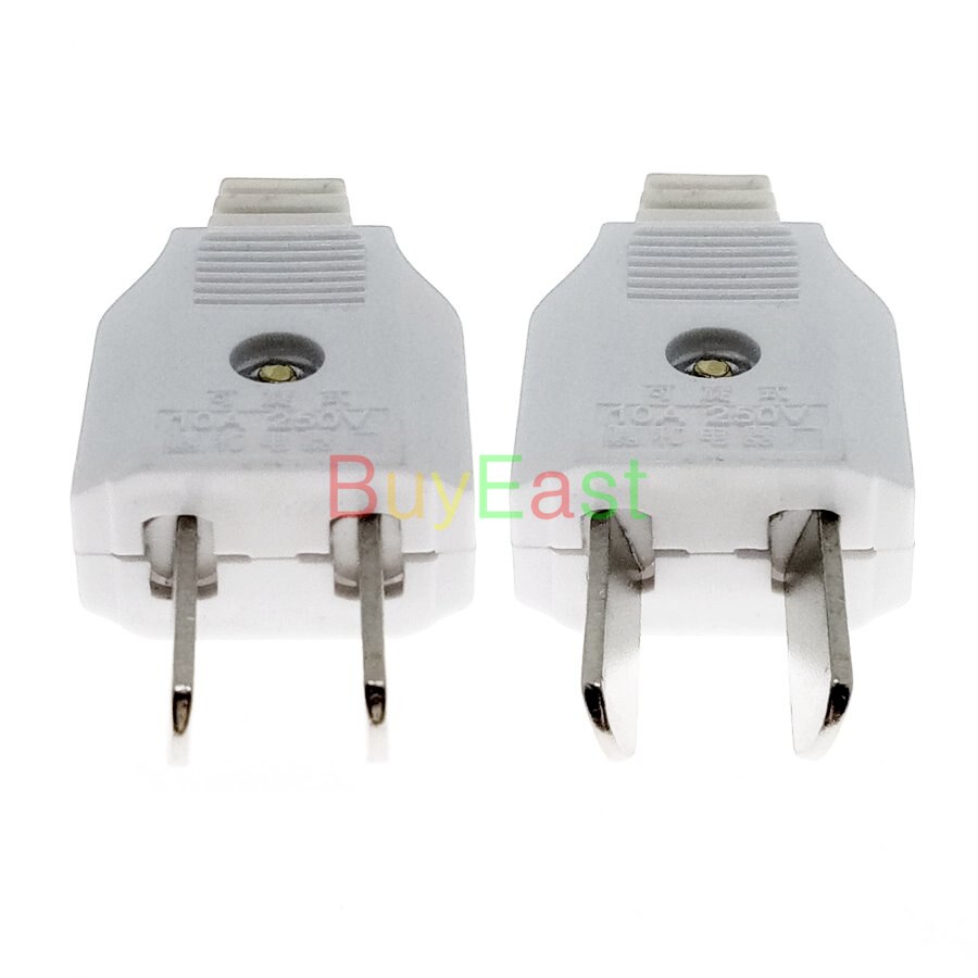 (Pack 20) US AU 2-Pin DIY Rewireable Main Power Pl... – Vicedeal