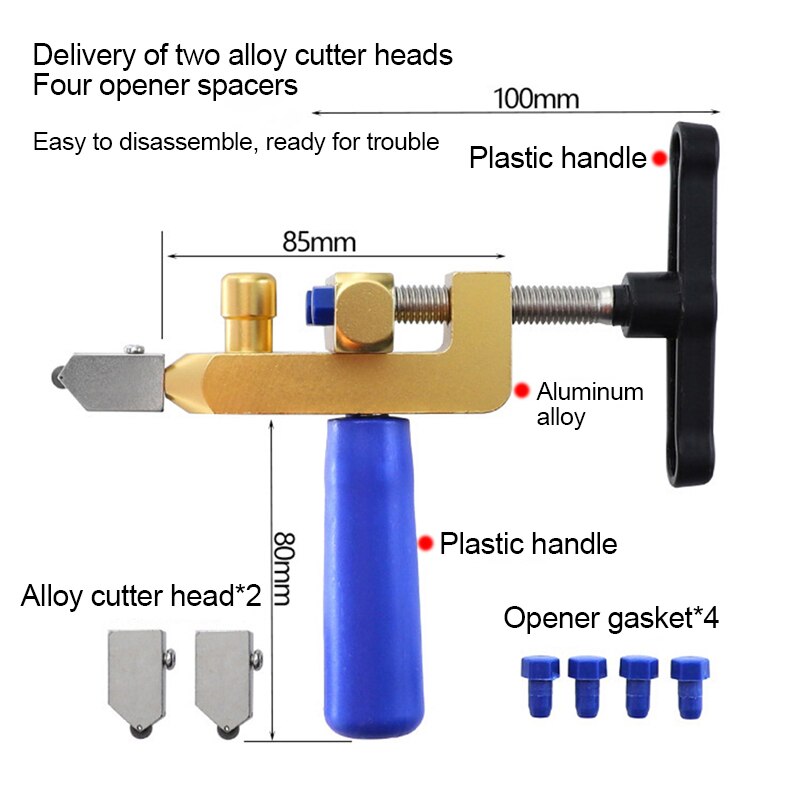Glass Cutter Ceramic Tile Handheld Multifunctional... – Grandado