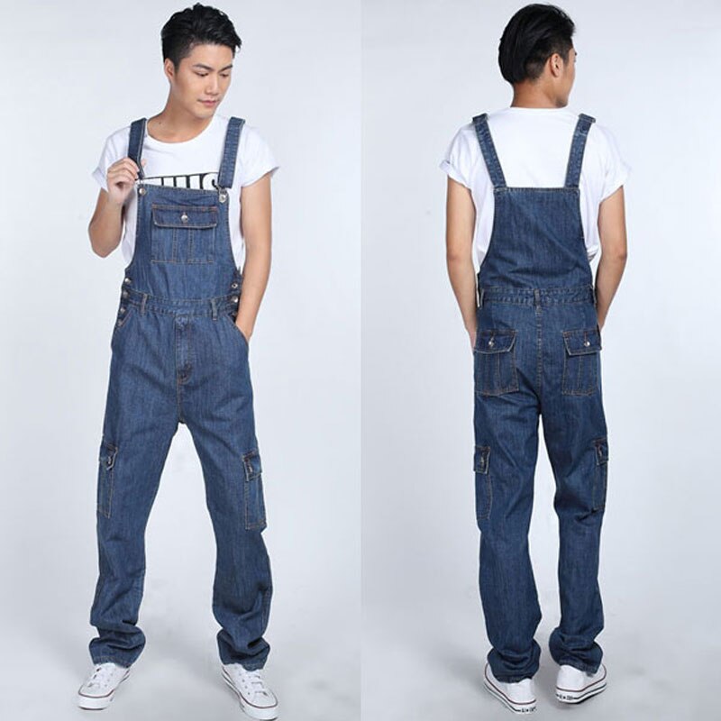 Heren overalls in grote maten, heren denim overall... – Vicedeal