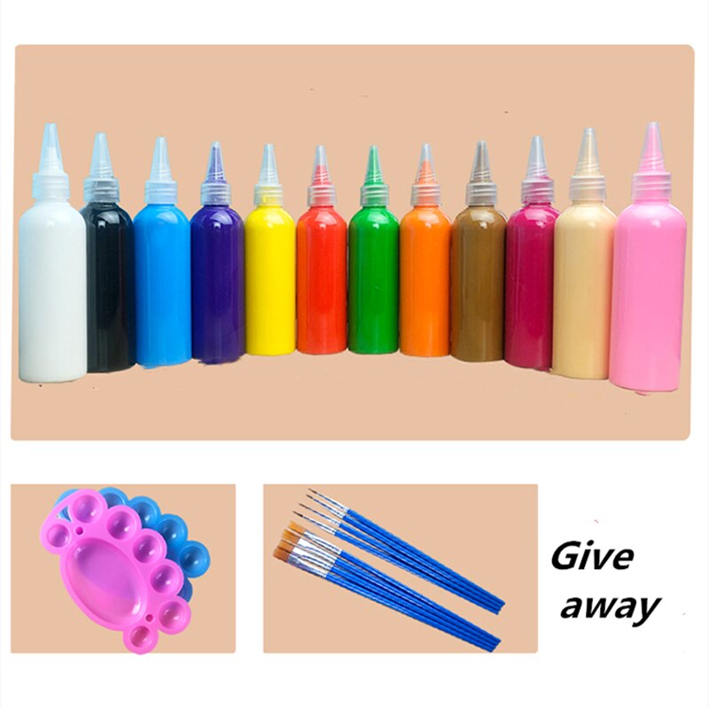 12 color acrylic oil paint set diy painted paint p... – Vicedeal