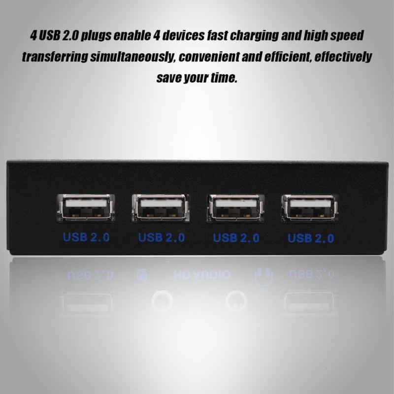 3.5 Inch USB2.0 Floppy Drive Front Panel 4 Ports H... – Grandado