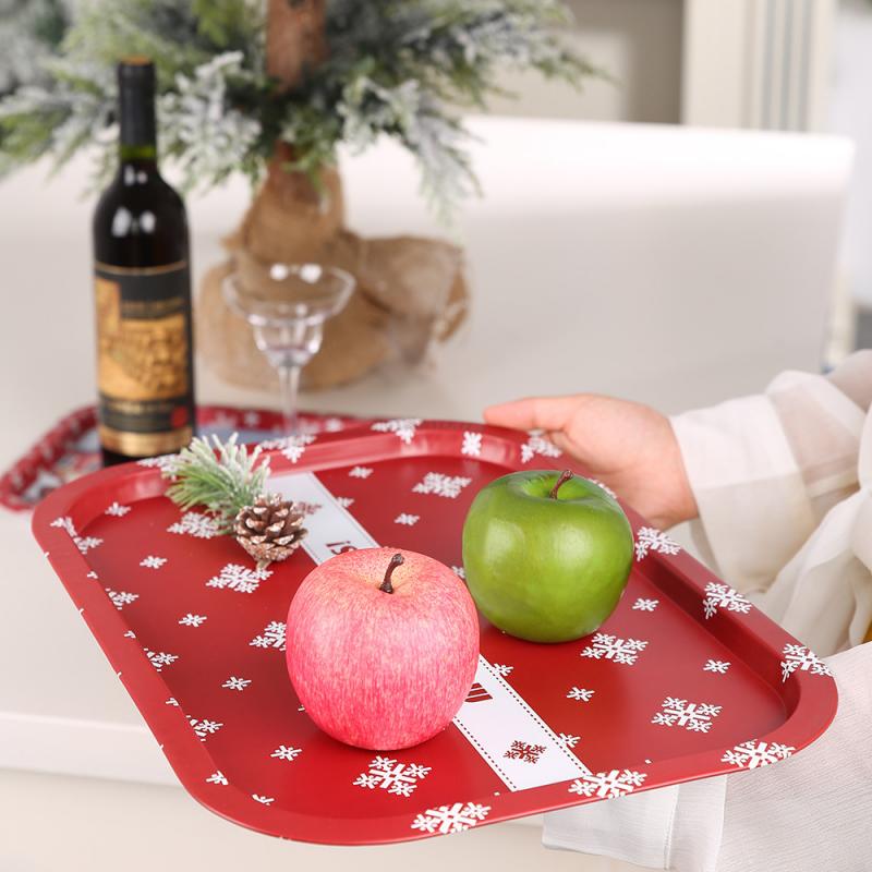 Christmas Products Tinplate Color Fruit Tray Fruit... – Vicedeal