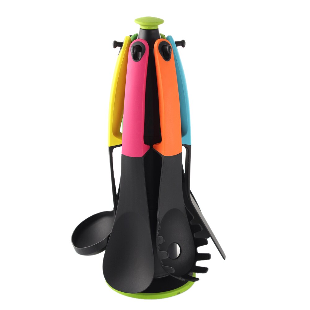 7pcs/set Kitchen Utensil Carousel Nylon Slotted Sp... – Grandado