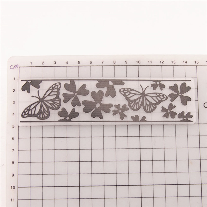 15 x 4cm perhonen kukka kohokuviointi kansiot muov... – Grandado