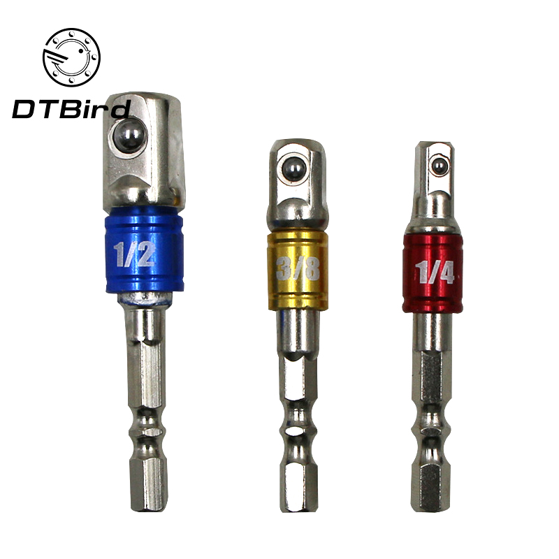 3pcs/lot Drill Socket Adapter for Impact Driver wi... – Grandado
