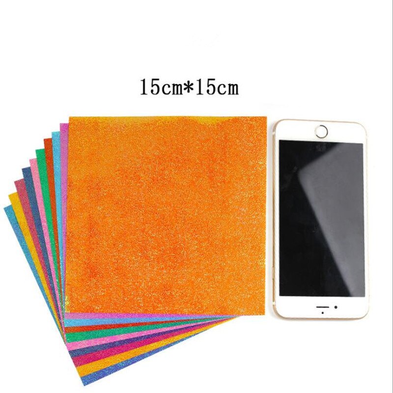 50pcs/set Square Origami Paper Single Side Shining... – Vicedeal