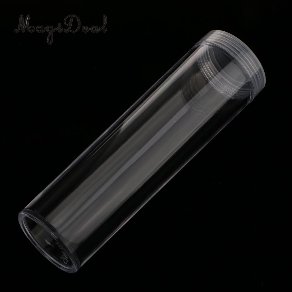 10 Pcs 25mm Protective Tube Holder Clear Round Cas... – Grandado