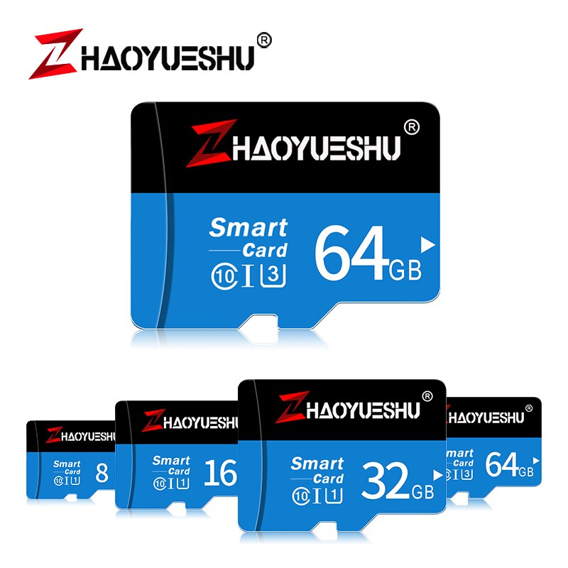 Free adapter Newest blue Micro SD Card 256GB Class... – Grandado