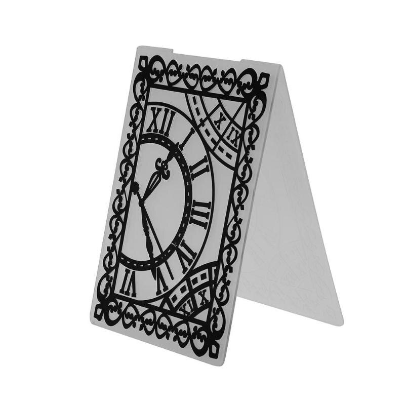 1pc Clock Scrapbooking Embossing Folder Template P... – Grandado