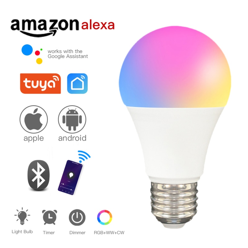 9W Tuya Zigbee LED Lamp Bulb Timer Smart Home Ligh... – Vicedeal