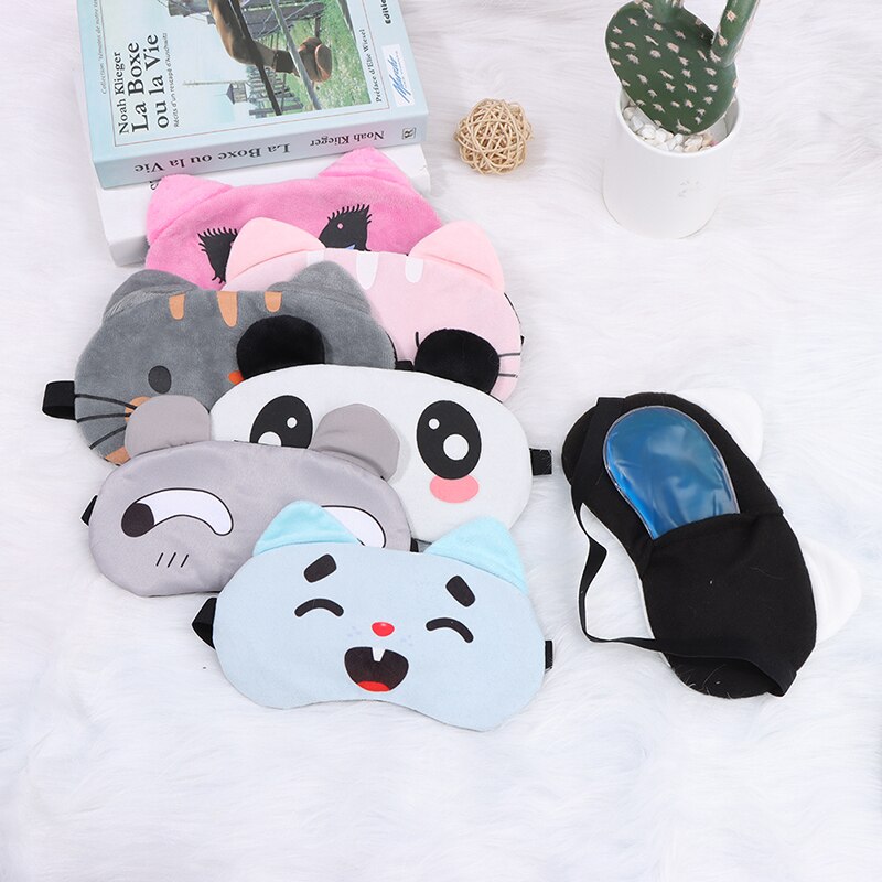 Leuke Eye Cover Travel Rest Eye Band Slapen Aid Ka... – Grandado