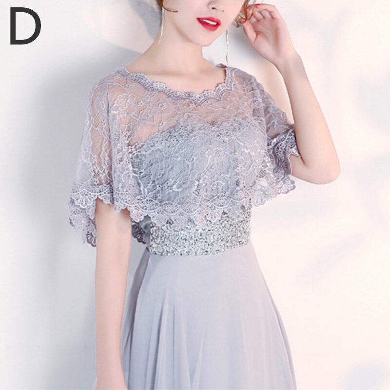 Lace Wedding Jacket Wrap Short Bridal Wraps Shawl ... – Vicedeal