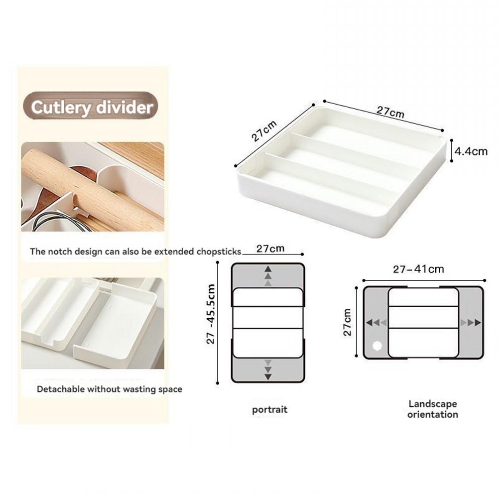 Drawer Divider Organizer, Expandable Utensil Tray ... – Grandado