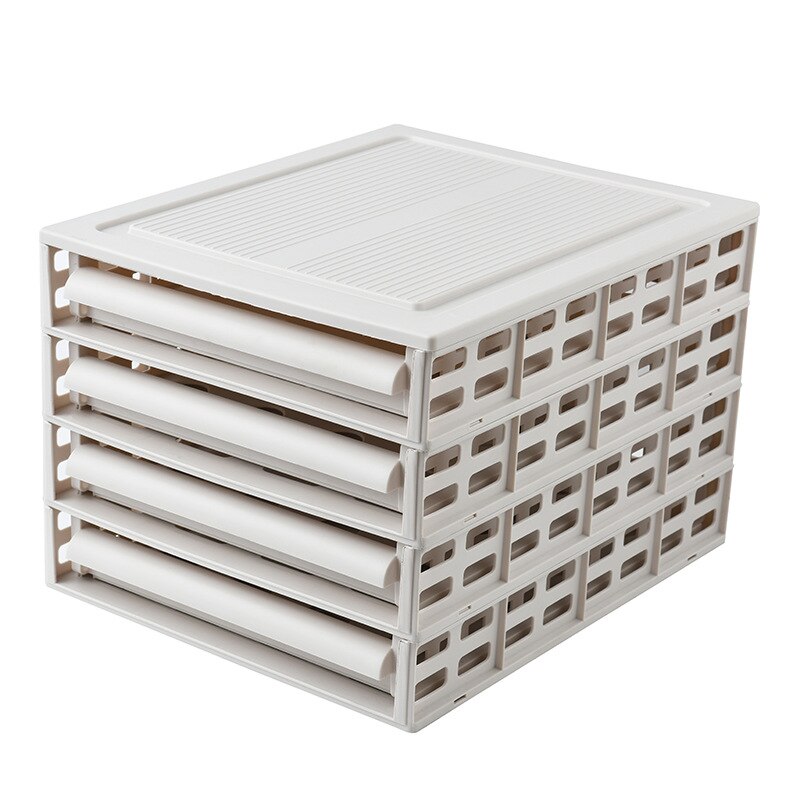 Layered Wardrobe Partition Storage Rack Drawer Fol... – Grandado