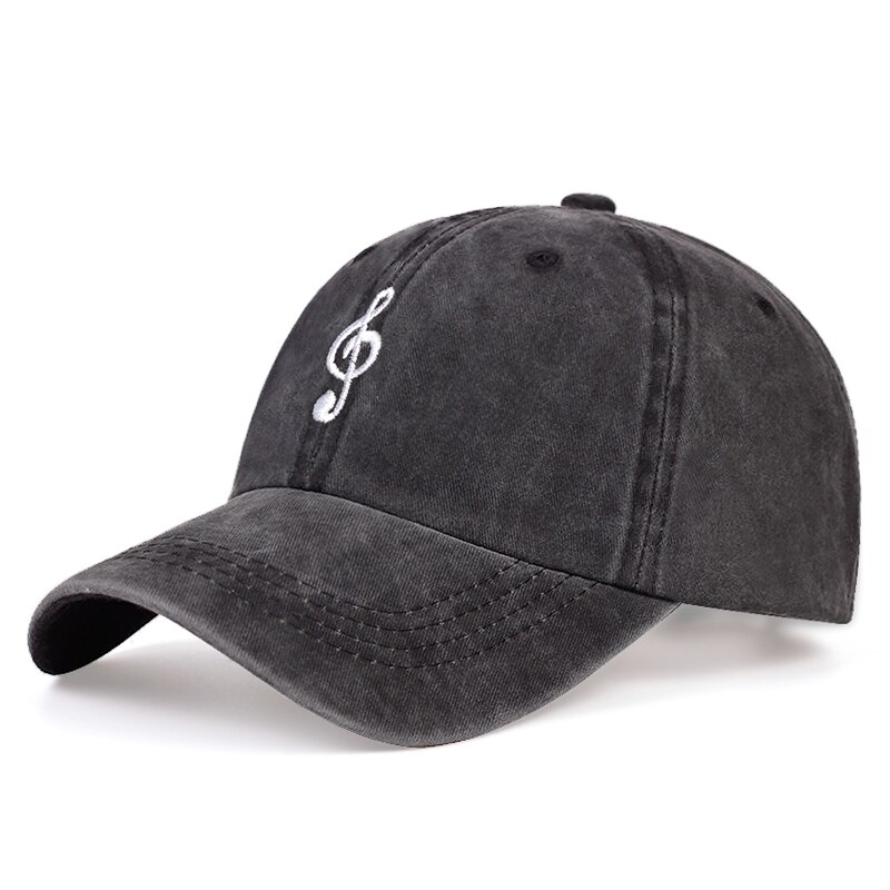 Summer wild baseball cap musical note embroidery p... – Vicedeal