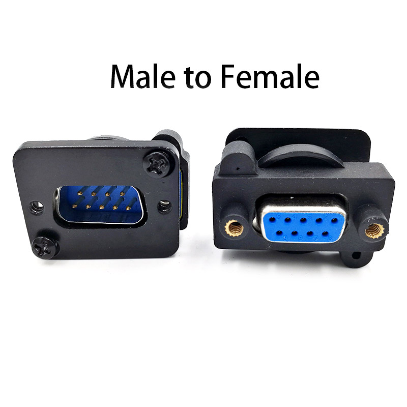 DB9 data kabel connector plug VGA Plug Panel monta... – Vicedeal