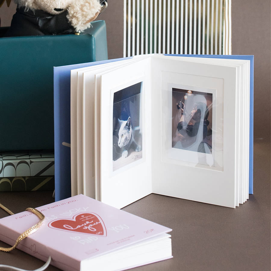 Paper Travel Original 4-inch Square Photo Album Fa... – Grandado