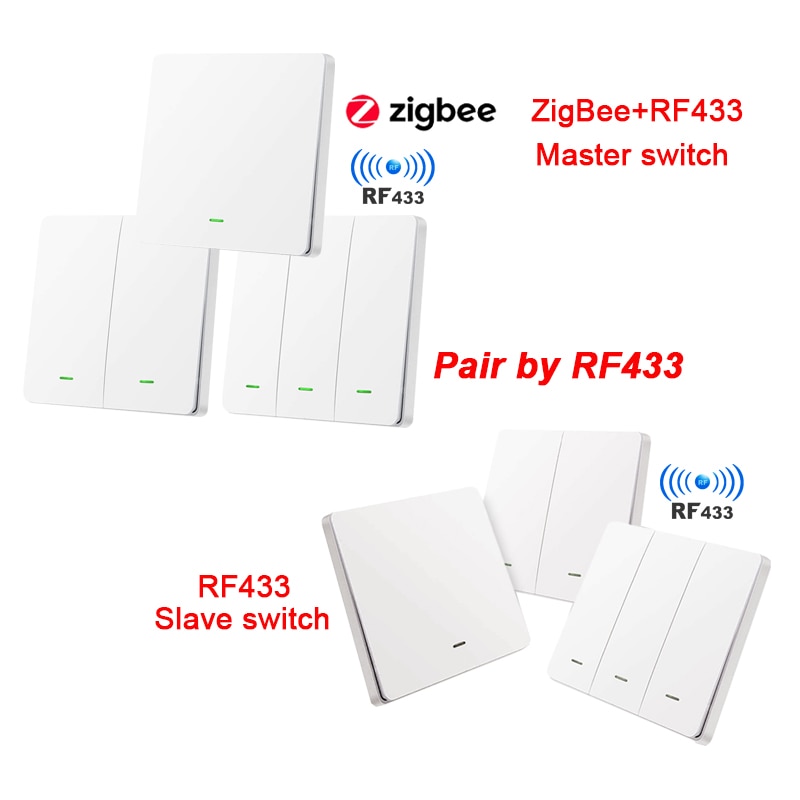Lonsonho ZigBee + RF433 Smart Switch mit Wireless ... – Vicedeal