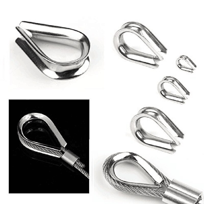 12 Pcs M10 Stainless Steel Thimble for 3/8 Inch Di... – Vicedeal