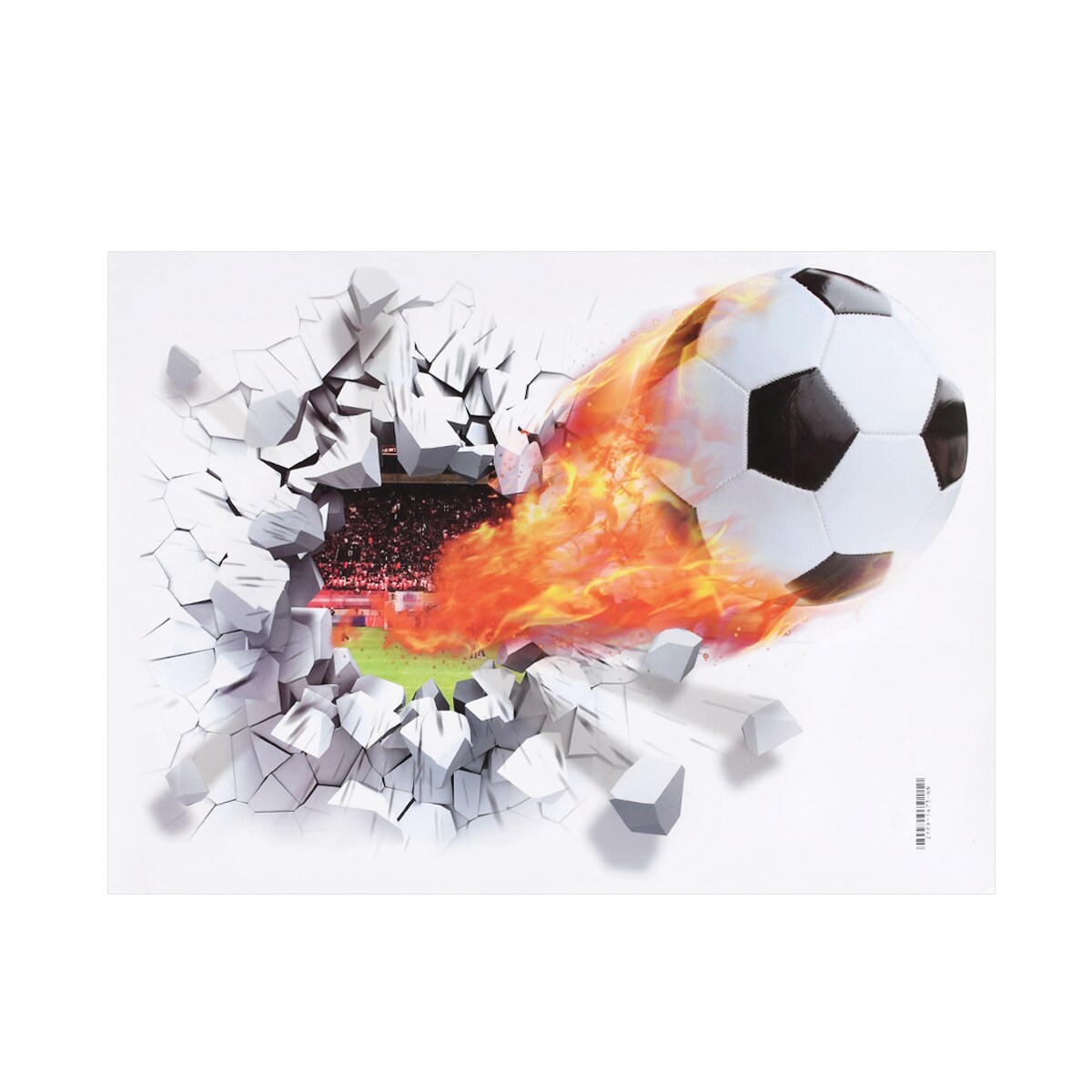 firing football through wall stickers for kids roo... – Grandado