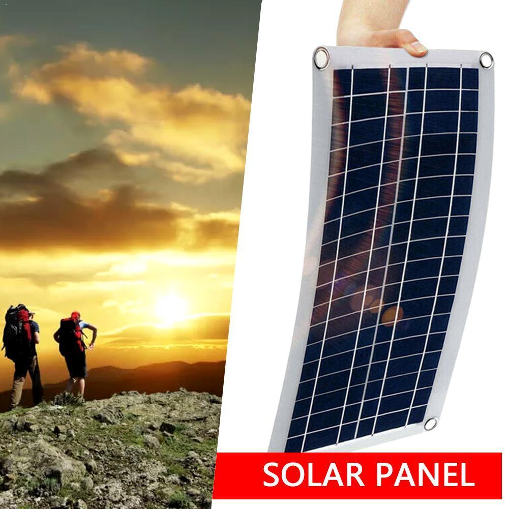 5V 30W Flexible Polysilicon Solar Panel Outdoor Po... – Grandado